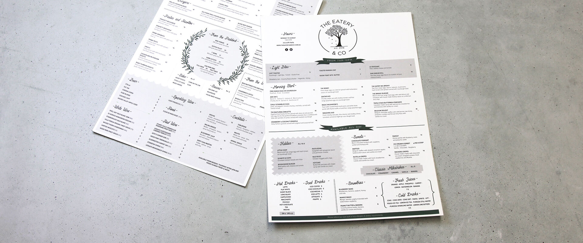 Menus printing Sydney | Fast Print Services